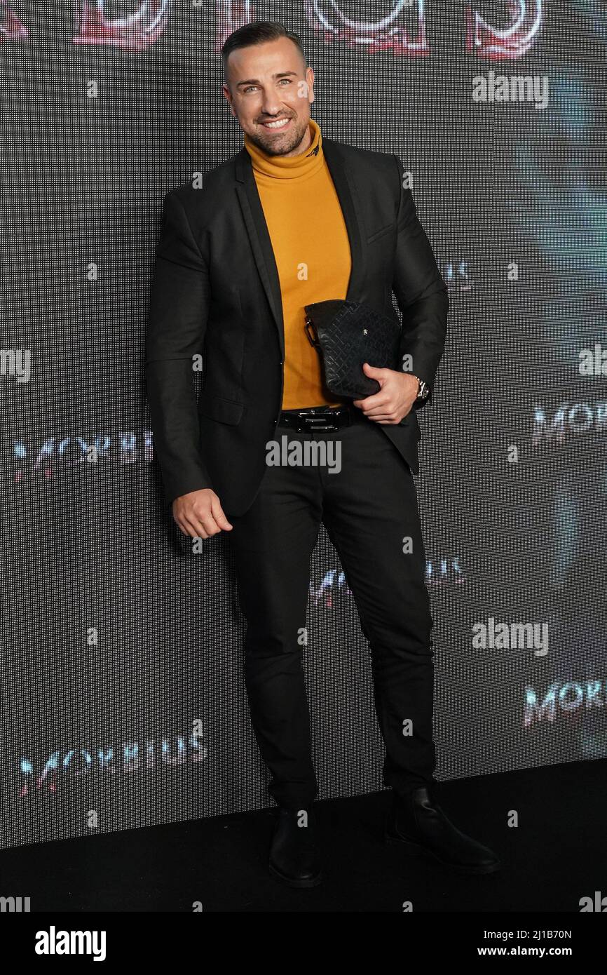 Rafa Mora attends the photocall of 'Morbius' premiere in Madrid, Spain ...
