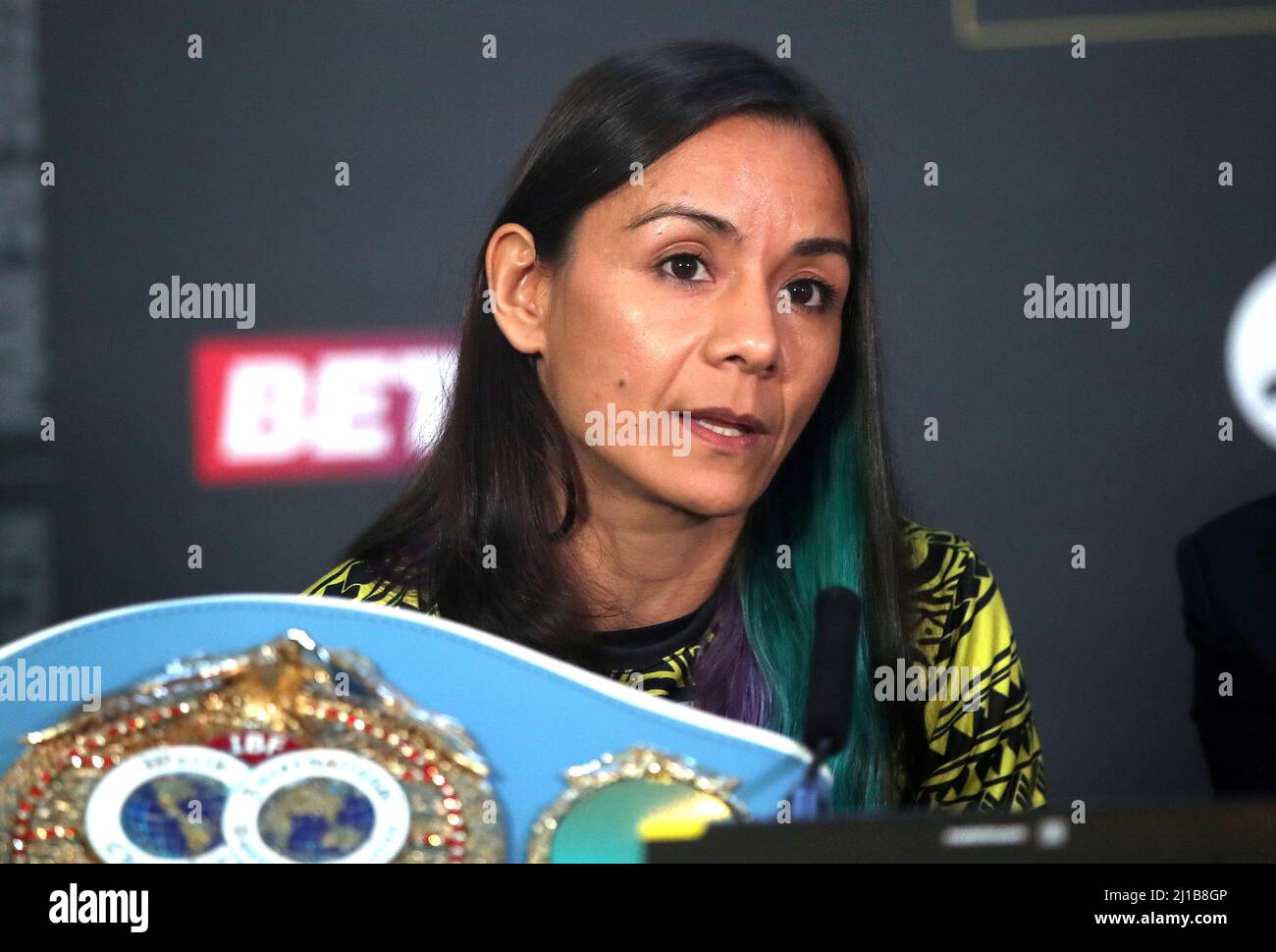 Maria Cecilia Roman during a press conference at The Banking Hall in ...