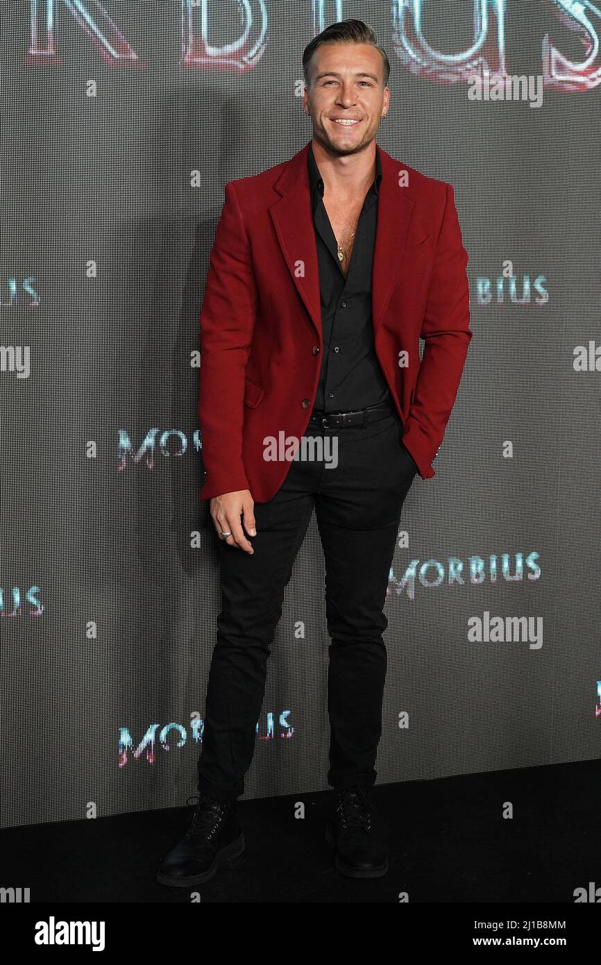 Alex Zacharias attends the photocall of 'Morbius' premiere in Madrid ...
