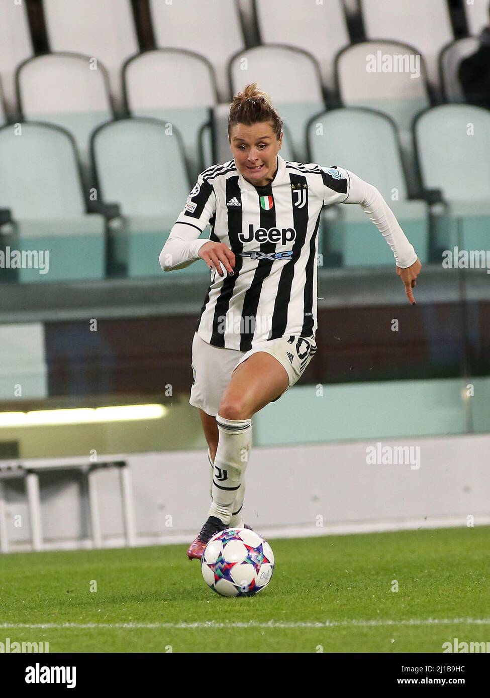 Allianz stadium, Turin, Italy, March 23, 2022, Cristiana Girelli ...