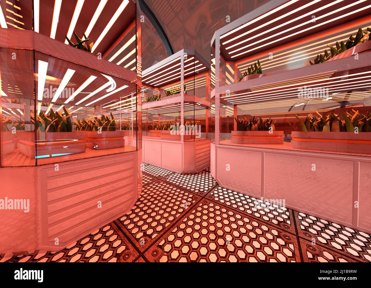 Futuristic Laboratory Building