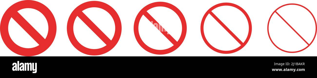 Set of stop sign icons by size. Editable vectors Stock Vector Image ...