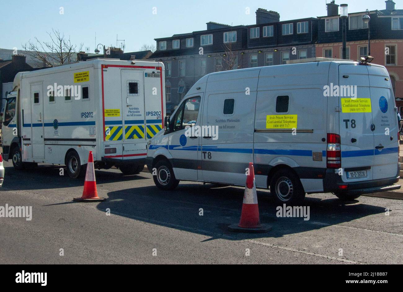 Irish prison service van hi-res stock photography and images - Alamy