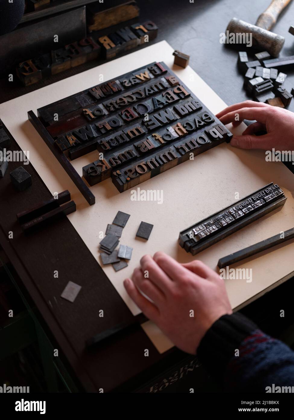 Typeset workshop hi-res stock photography and images - Alamy