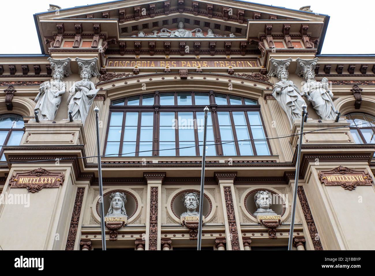 ATENEUM, FACADE OF THE FINNISH AND INTERNATIONAL ART MUSEUM, HELSINKI ...