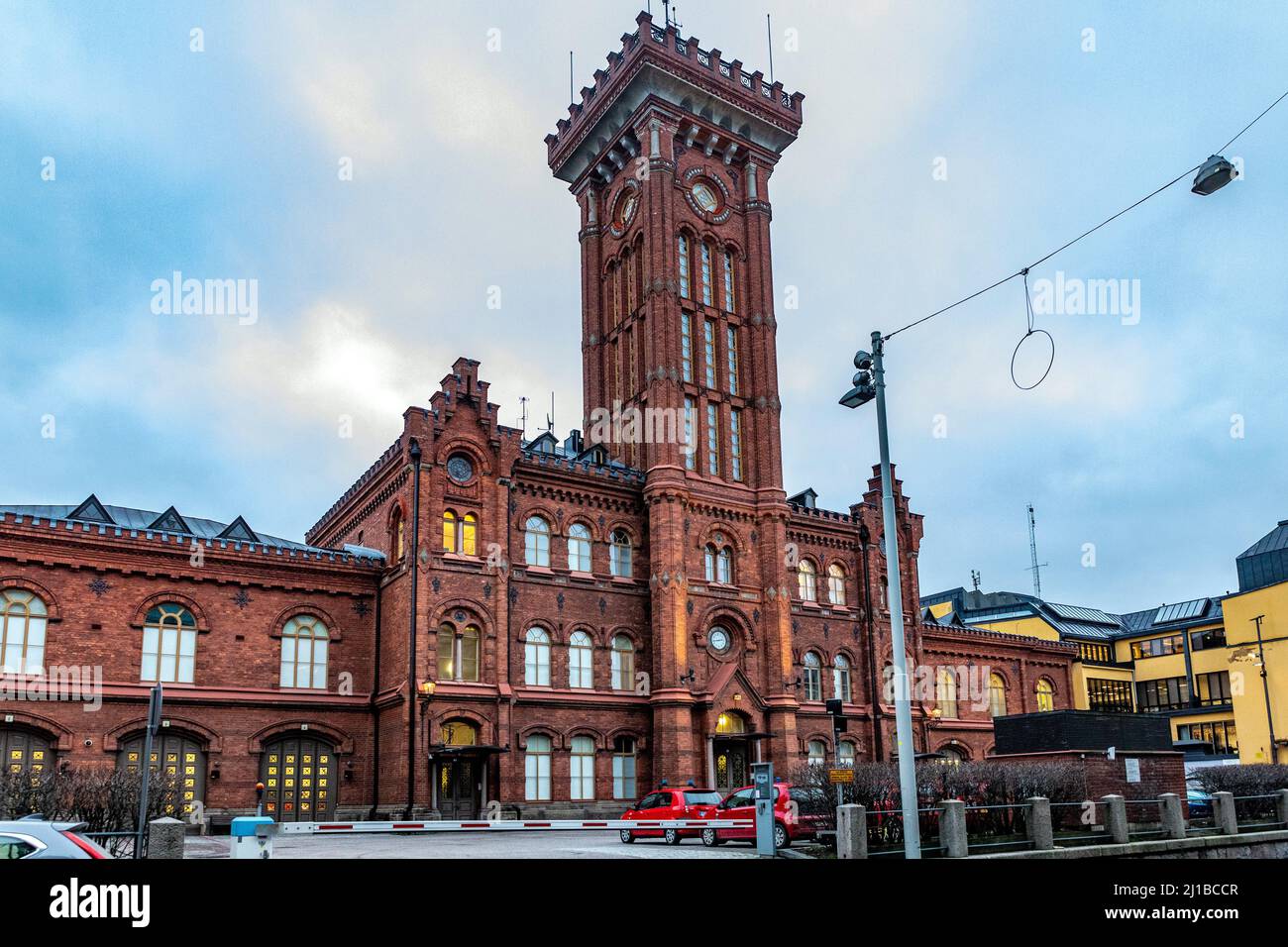 Red brick fire department hi-res stock photography and images - Alamy