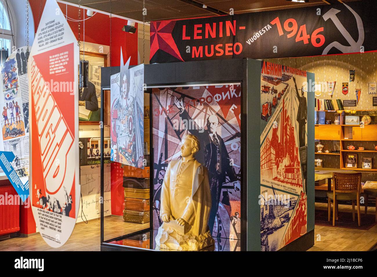LENIN MUSEUM IN THE TAMPERE WORKERS' HALL WHERE VLADIMIR ILITCH LENINE ...