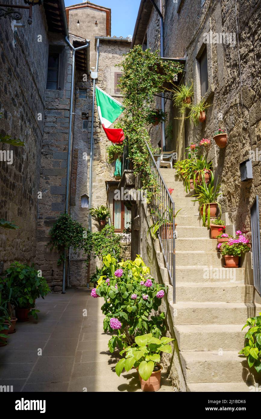 Vitorchiano, medieval village in the Viterbo province, Lazio, Italy ...