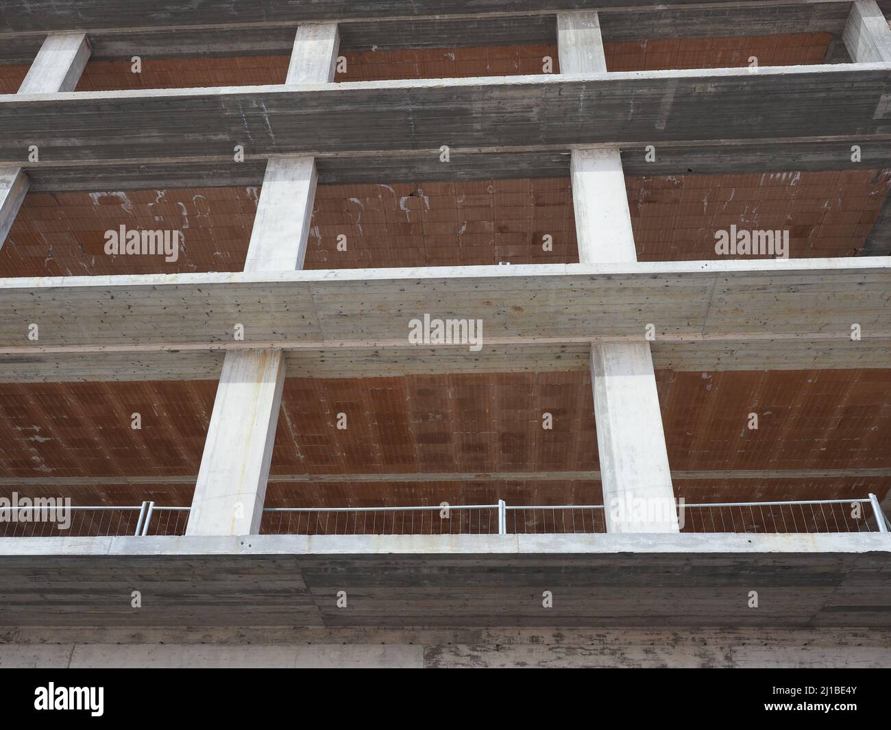 structure of reinforced concrete building during construction Stock ...