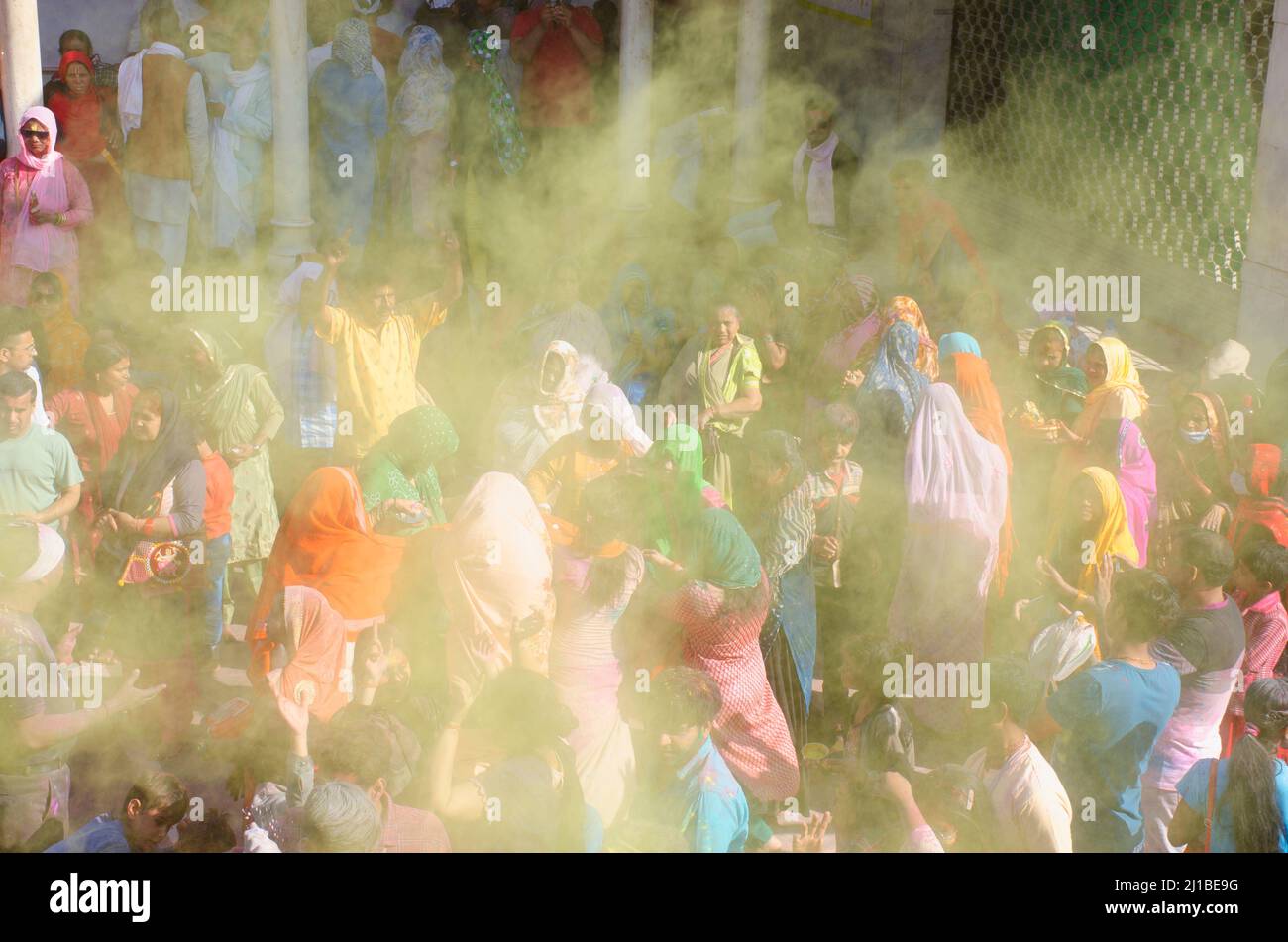 Holi barsana mathura india hi-res stock photography and images - Alamy