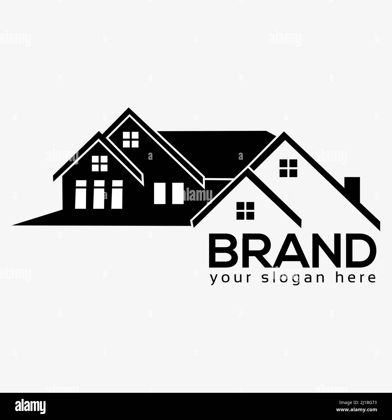 House logo vector. Flat design. Vector Illustration on white background ...