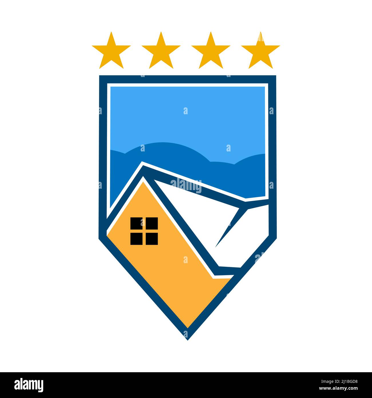 Home protection logo vector. Vector Illustration on white background ...
