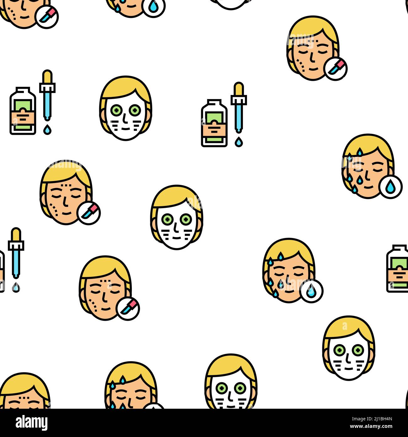 Signs of ageing Stock Vector Images - Alamy