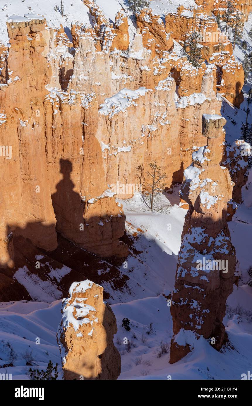 Bryce Canyon National Park Utah Winter Landscape Stock Photo - Alamy
