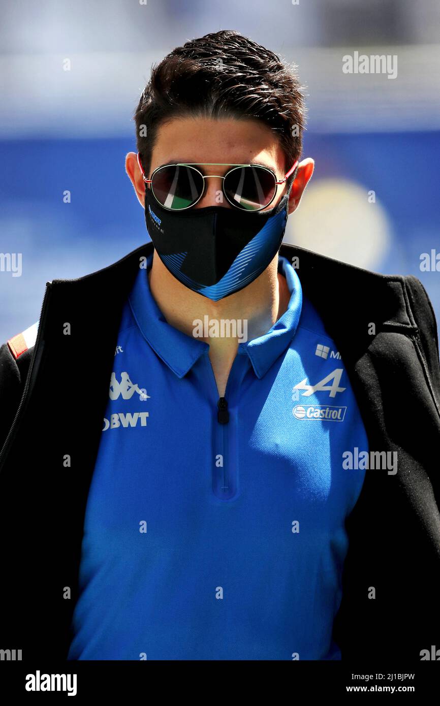 Jeddah, Saudi Arabia. 24th Mar, 2022. Esteban Ocon (FRA) Alpine F1 Team ...