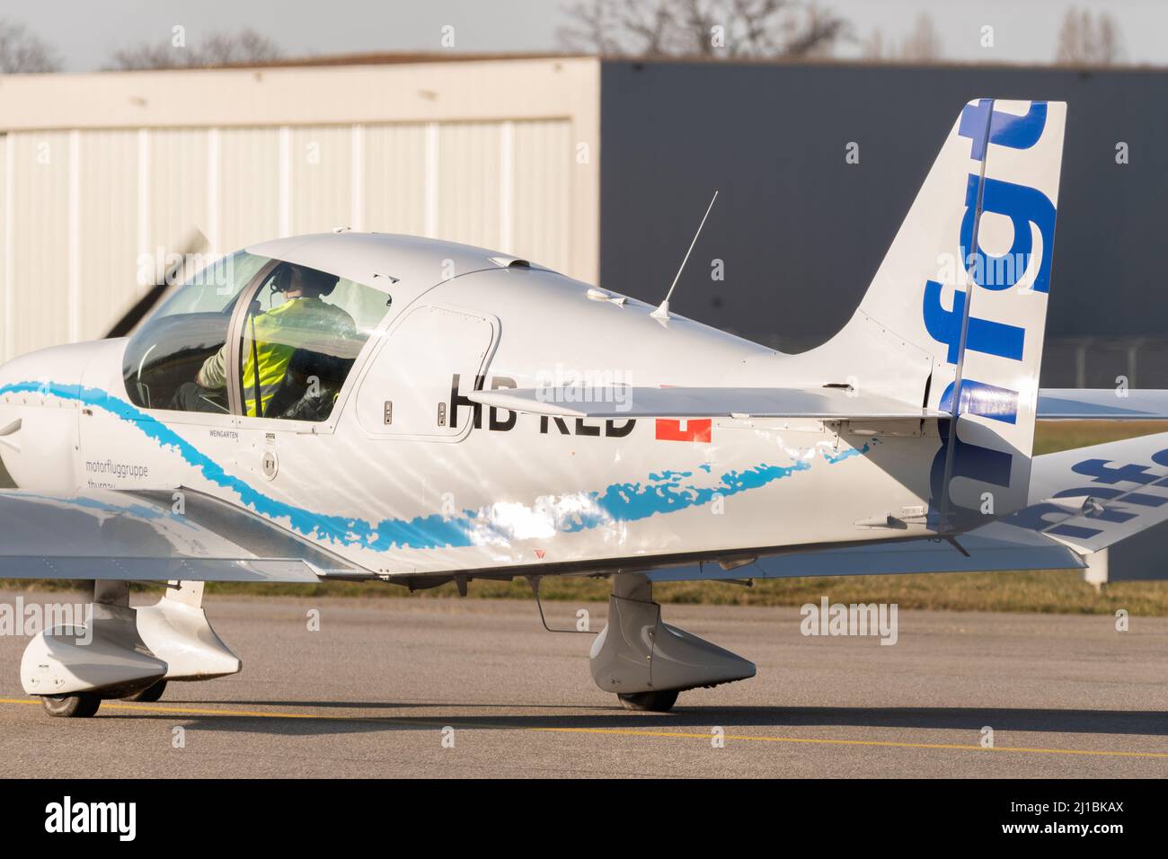 Saint Gallen, Altenrhein, Switzerland, February 12, 2022 Robin DR400 ...