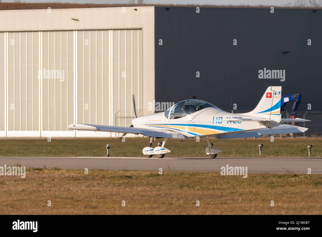 Saint Gallen, Altenrhein, Switzerland, February 12, 2022 Breezer B600 ...