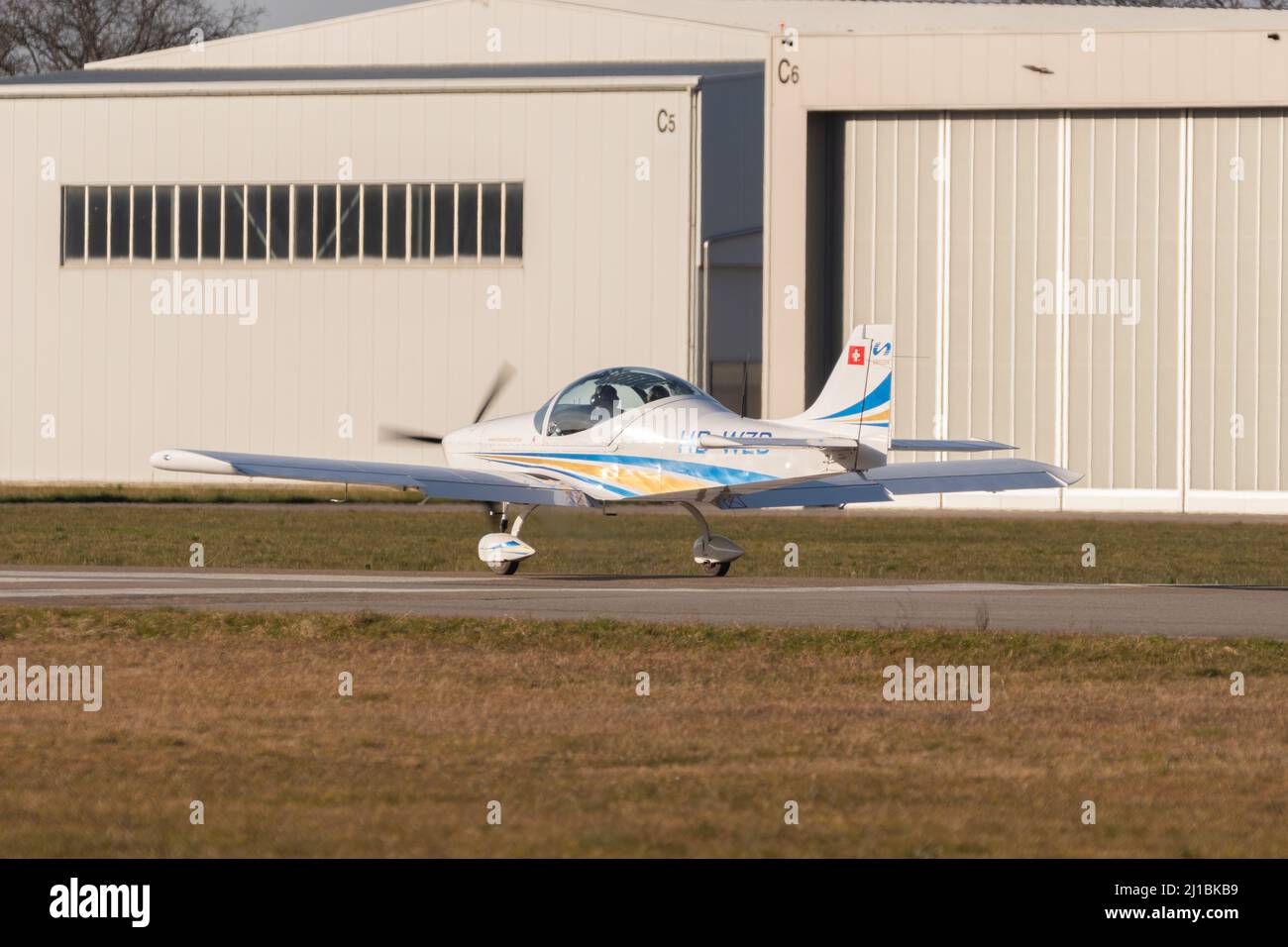 Saint Gallen, Altenrhein, Switzerland, February 12, 2022 Breezer B600 ...