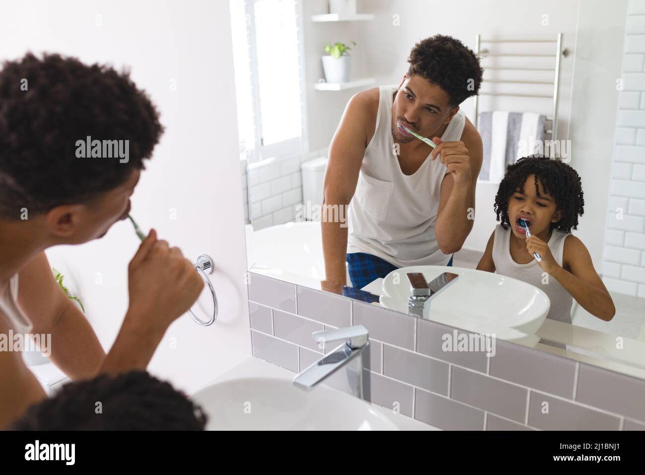Hispanic Child Brushing Teeth