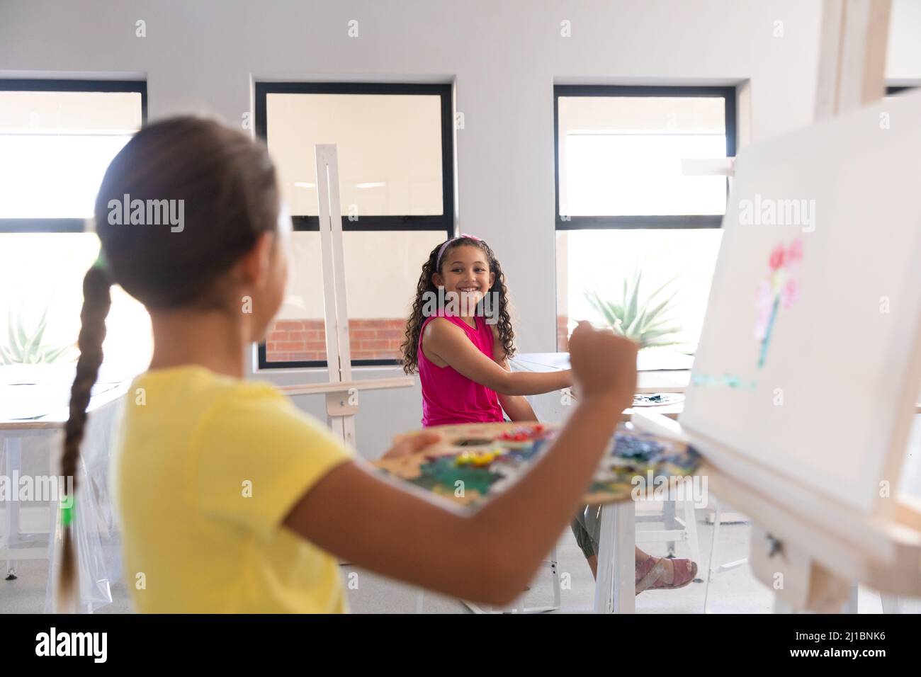 Elementary school classroom painting hi-res stock photography and ...