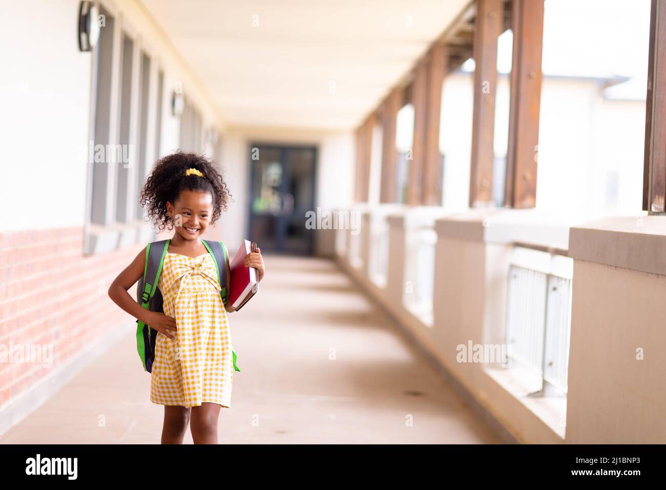 Backpack schoolgirl hi-res stock photography and images - Alamy