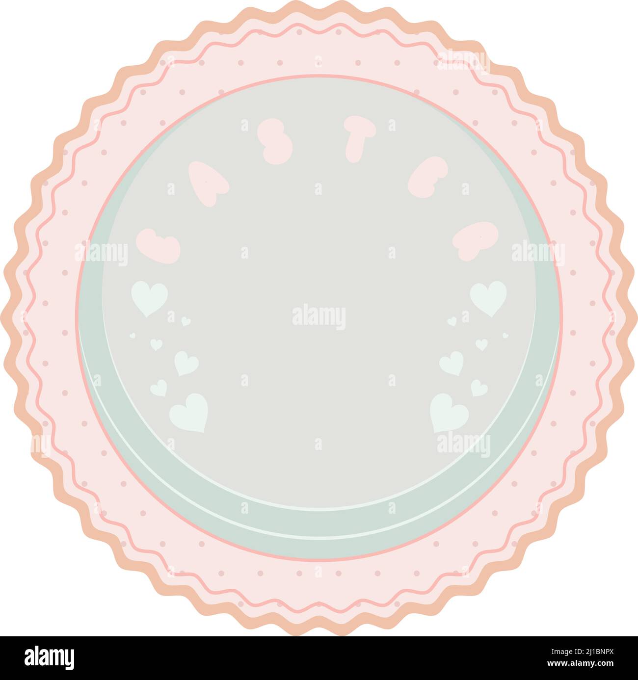 Isolated empty watercolor pastry colored label Vector Stock Vector ...