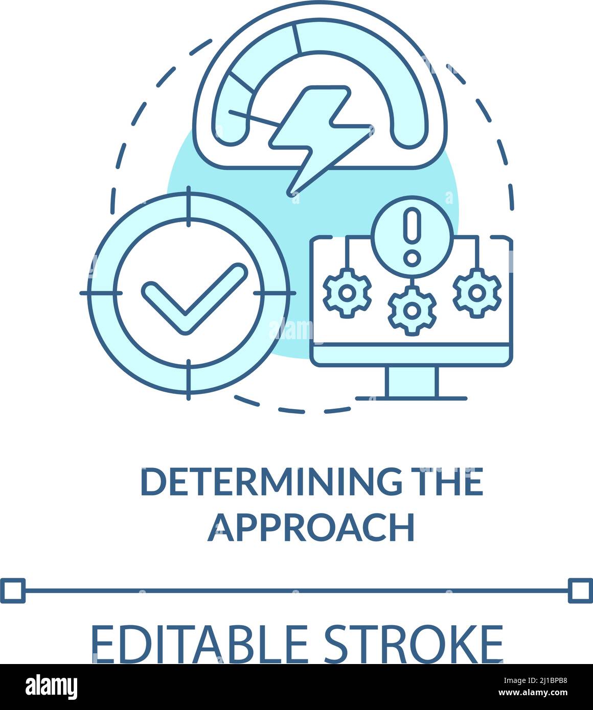 Determining approach turquoise concept icon Stock Vector Image & Art ... Determining approach turquoise concept icon Stock Vector Image & Art ...