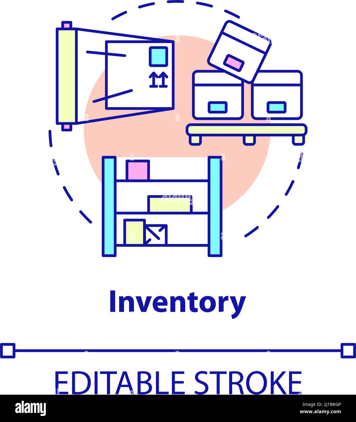 Warehouse clutter Stock Vector Images - Alamy