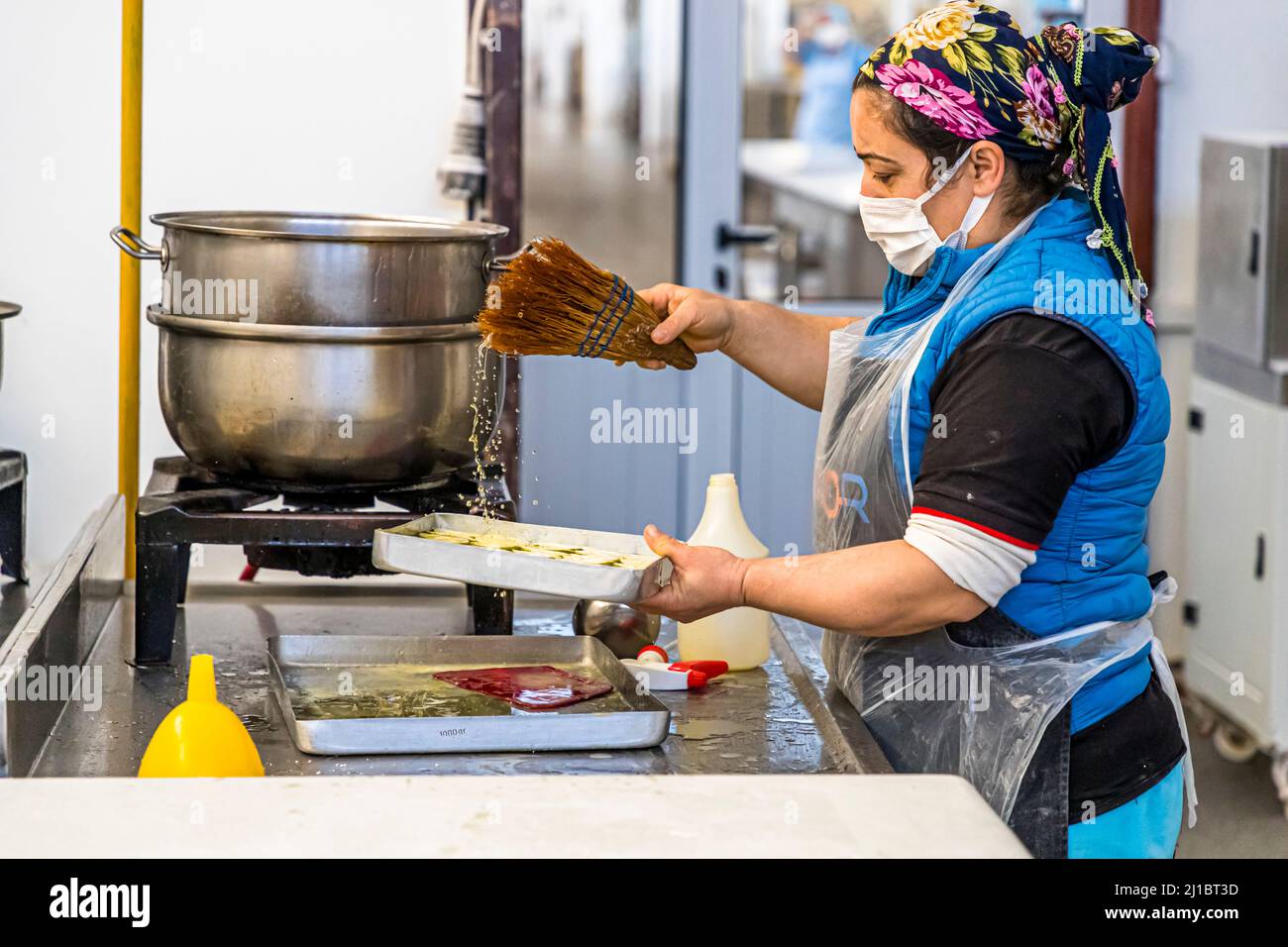 Manufactory of Patisserie Petek Pastanesi in Famagusta, Turkish ...