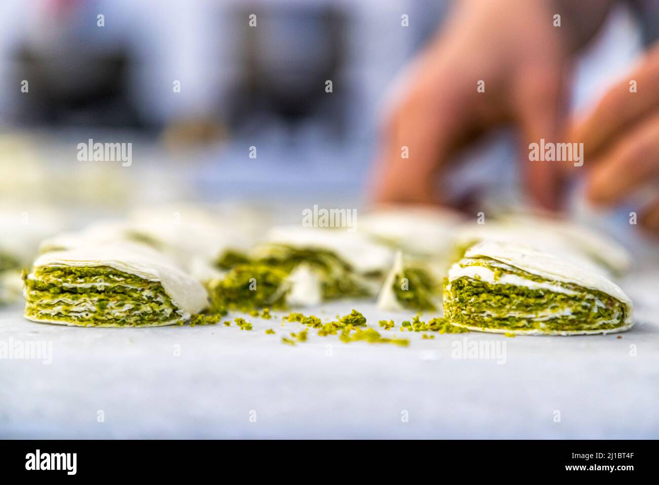 Manufactory of Patisserie Petek Pastanesi in Famagusta, Turkish ...