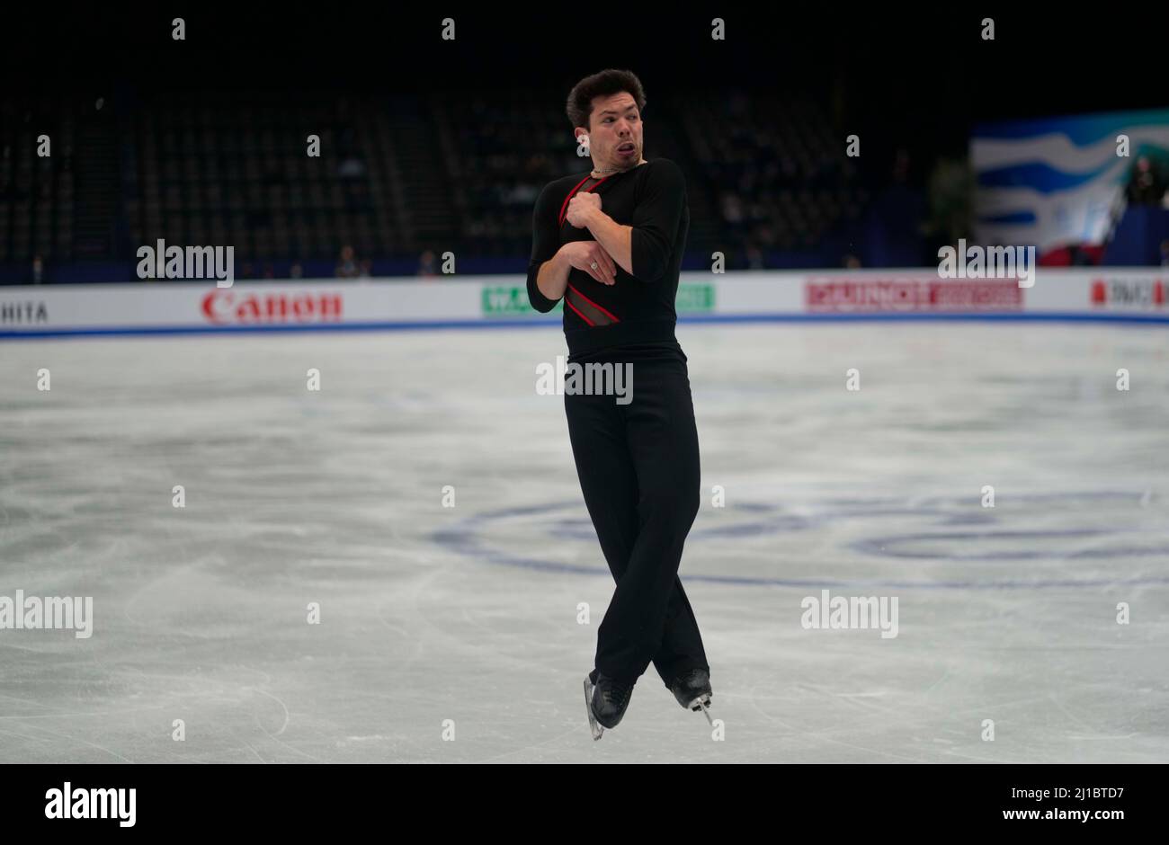 Sud de France Arena, Montpellier, France. 24th Mar, 2022. Keegan ...