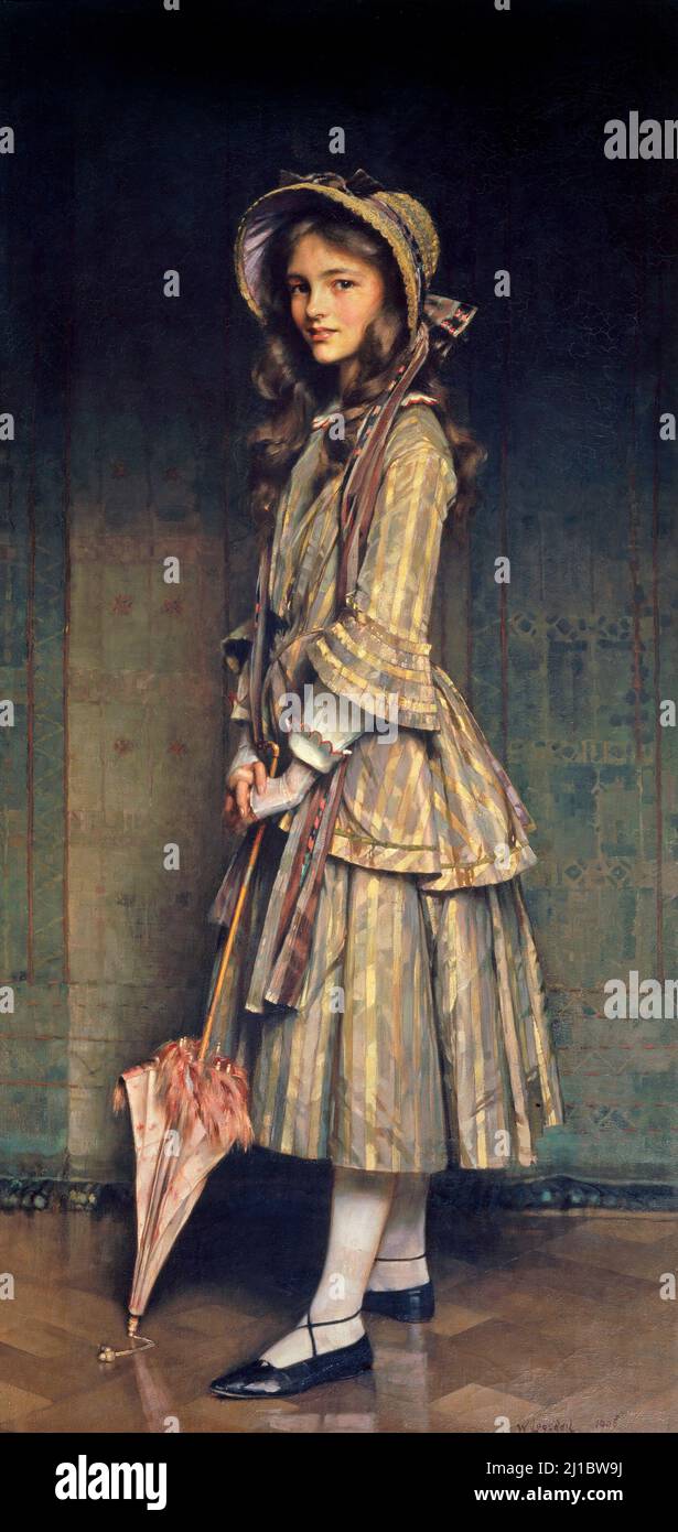 An Early Victorian by William Logsdail (1859 - 1944 Stock Photo - Alamy