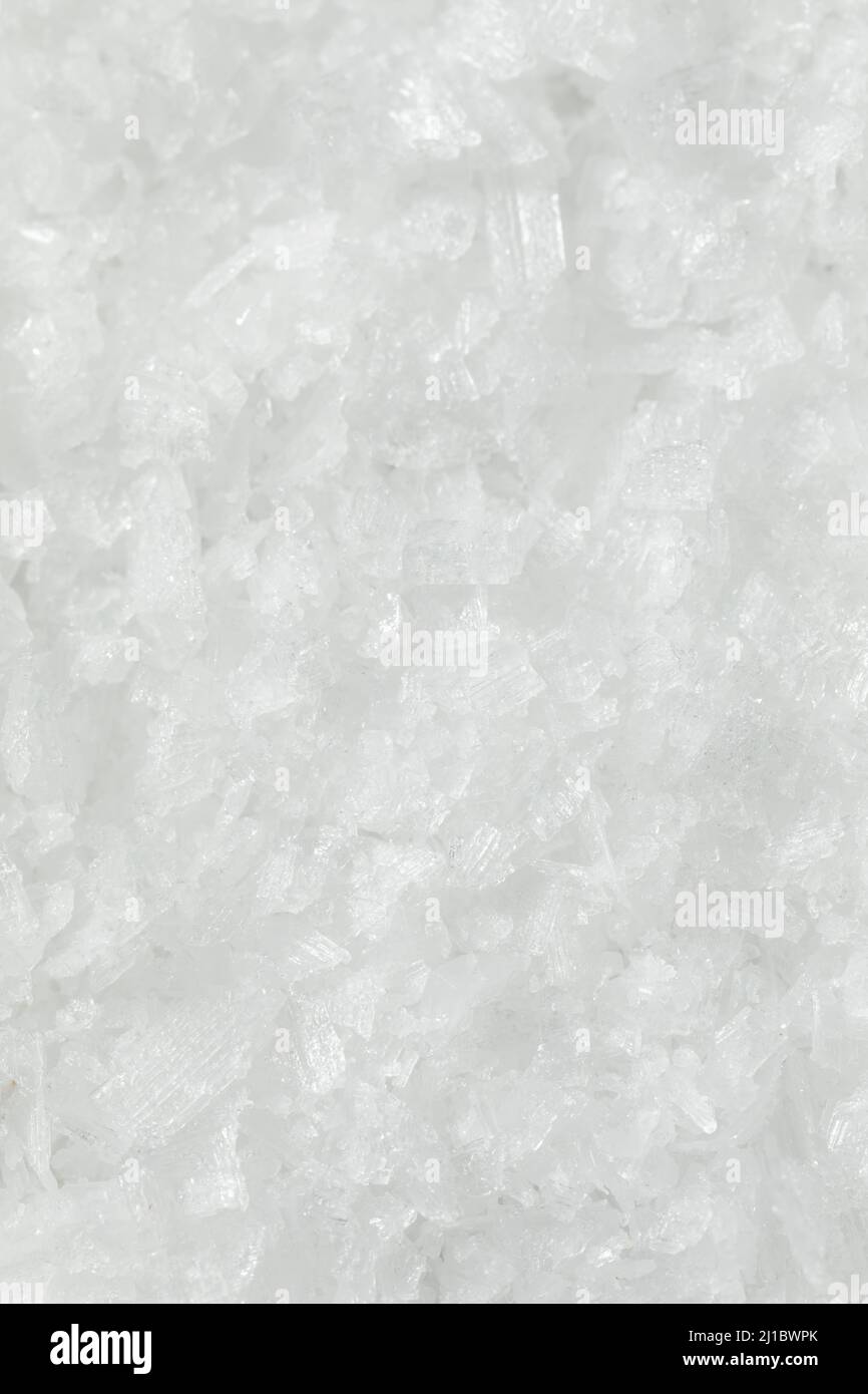 Organic Raw Flakey Sea Salt in a Bowl Stock Photo - Alamy