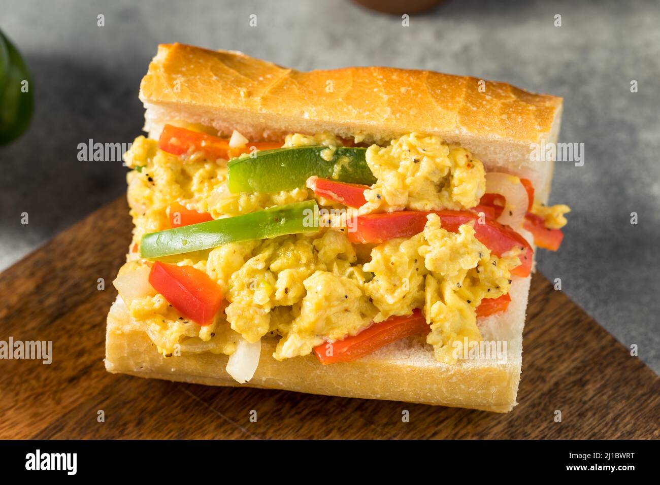 Egg sandwich pepper hi-res stock photography and images - Alamy