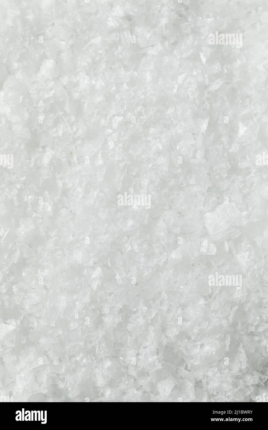 Organic Raw Flakey Sea Salt in a Bowl Stock Photo - Alamy