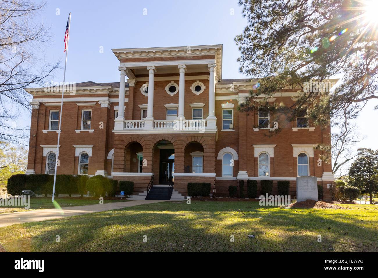 Collins, MS - March 23, 2022: Covington County Courthouse Stock Photo ...