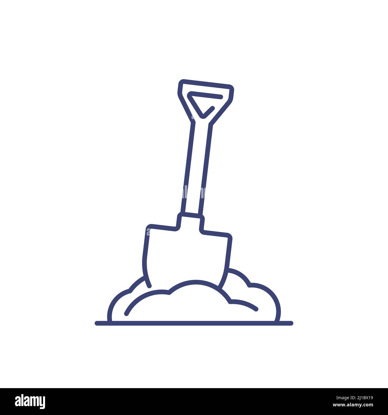 Pile of soil garden Stock Vector Images - Alamy