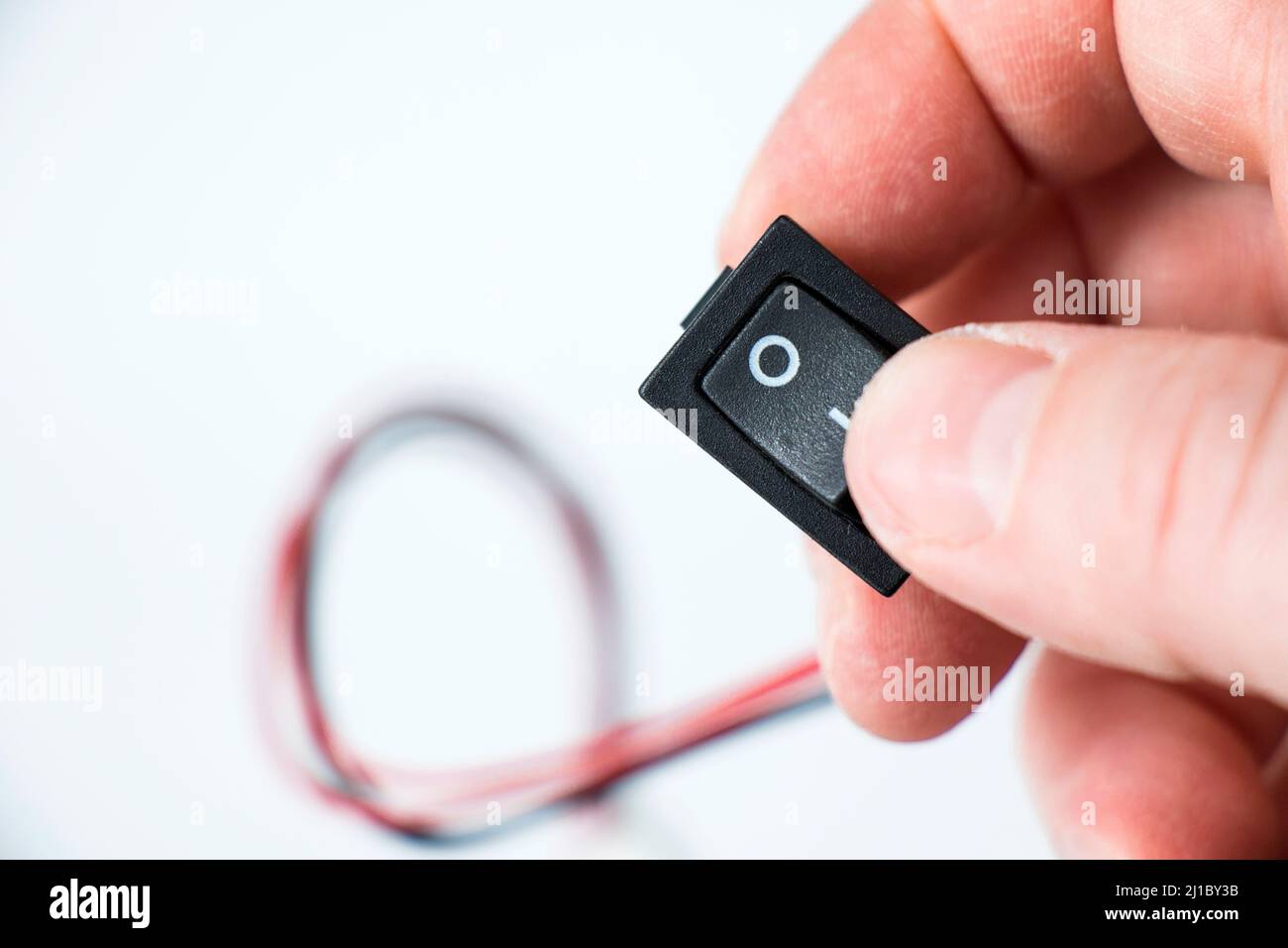 On and off button, turn on or turn off, control Stock Photo - Alamy