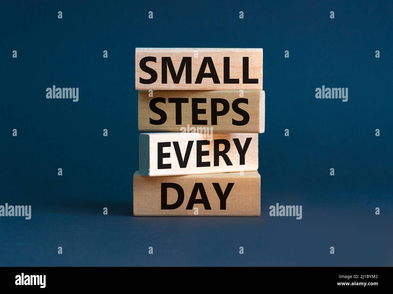 Small steps every day symbol. Concept words Small steps every day on ...