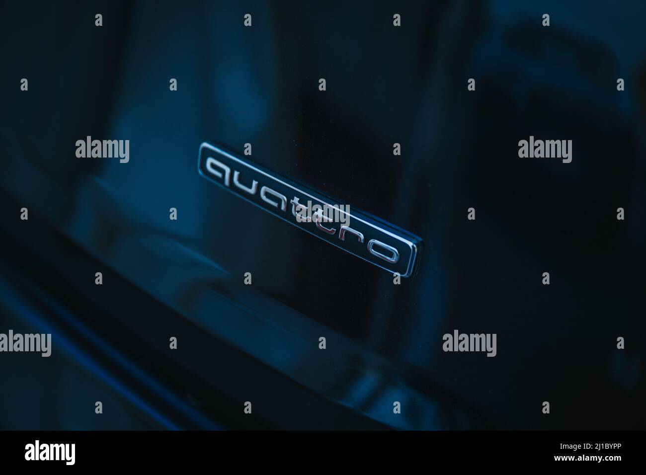 Audi quattro sign hi-res stock photography and images - Alamy