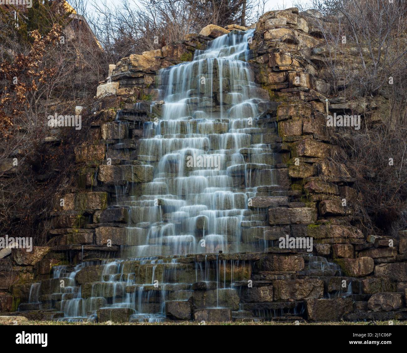 Waterfall structure hi-res stock photography and images - Alamy