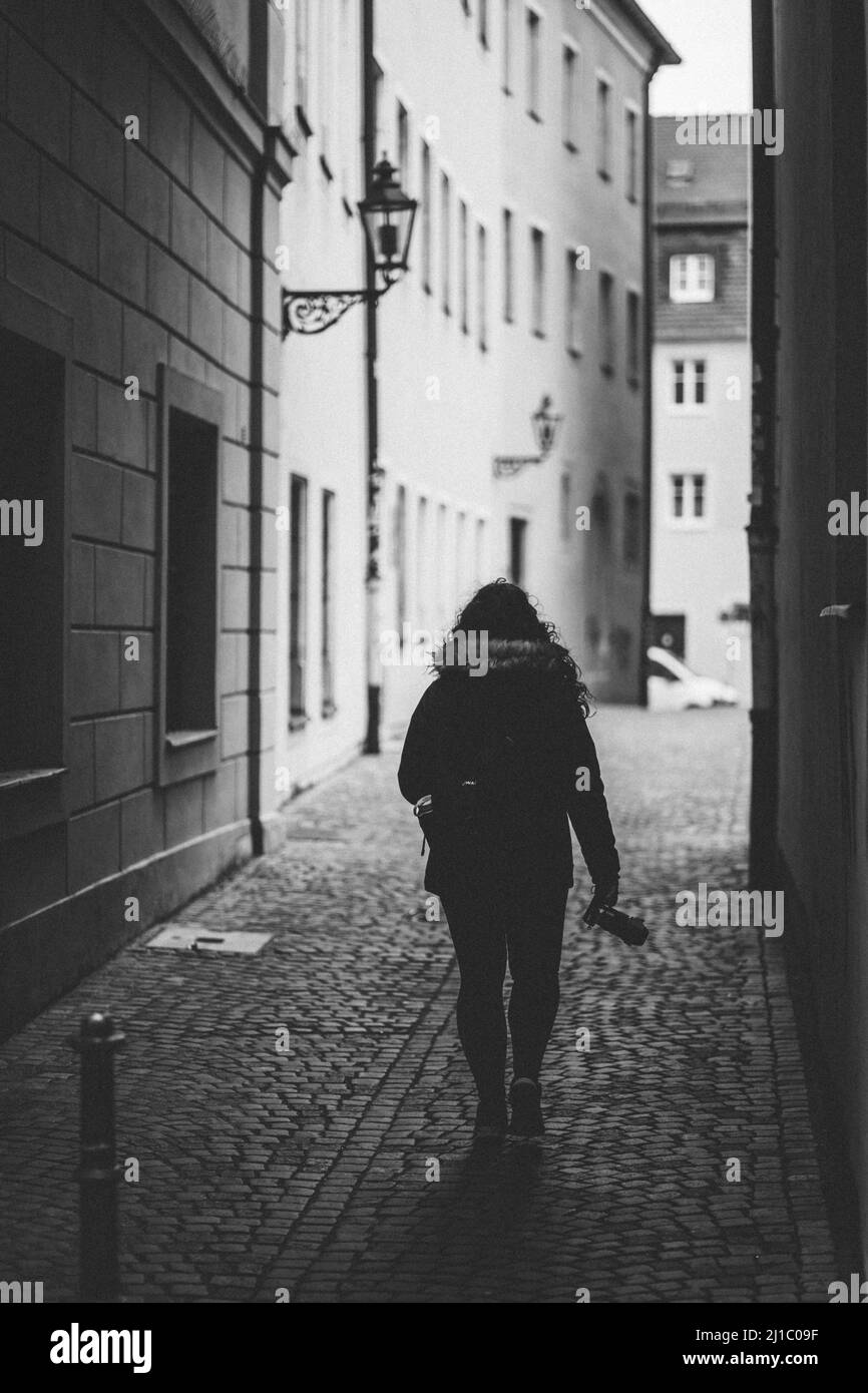 Rear camera view Black and White Stock Photos & Images - Alamy