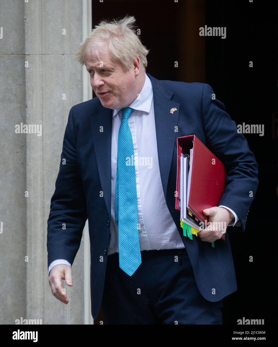 London, England, UK. 23rd Mar, 2022. UK Prime Minister BORIS JOHNSON ...