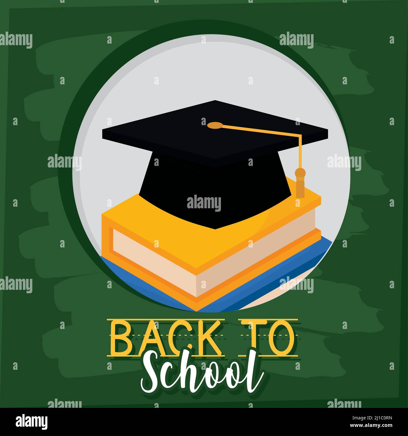 Poster books back to school vector illustration Stock Vector Image ...