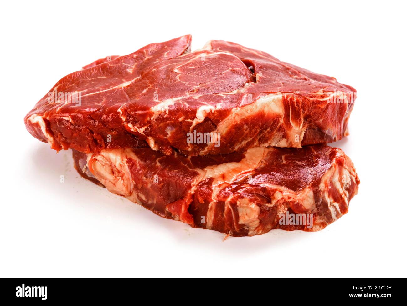 Pieces of raw lamb Cut Out Stock Images & Pictures - Alamy