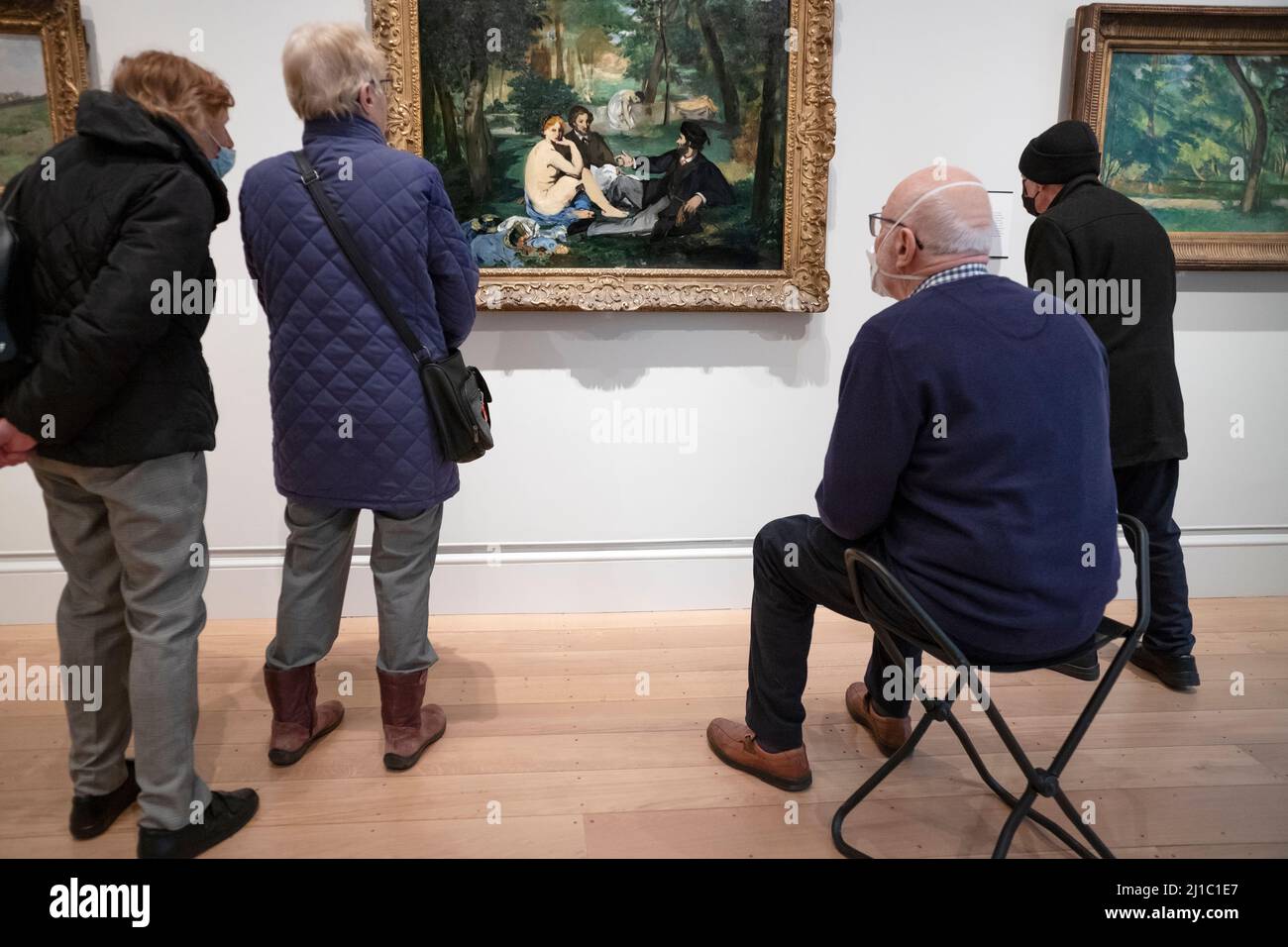 Courtauld Art Gallery Somerset House The Strand London March 2022 ...