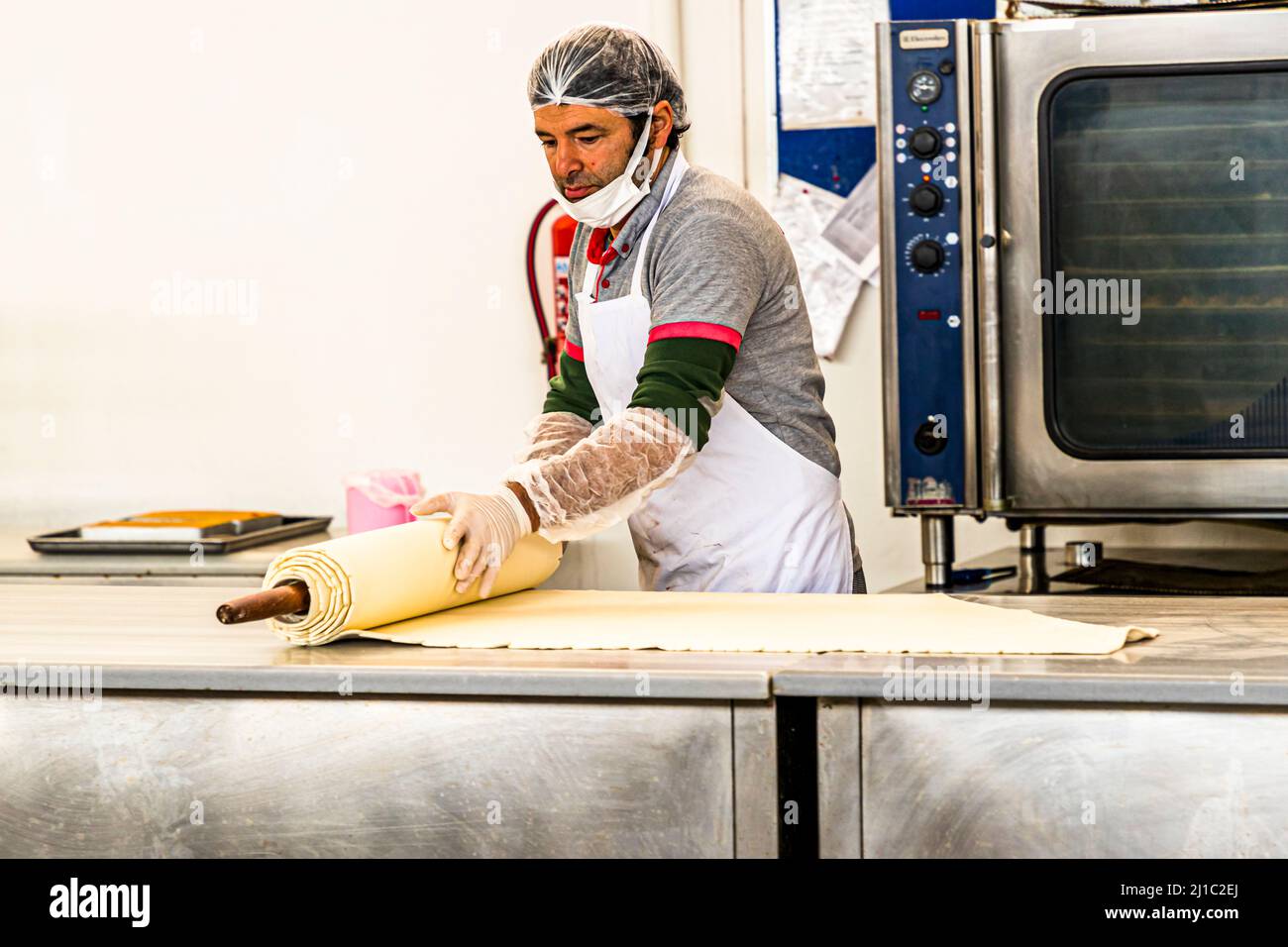 Manufactory of Patisserie Petek Pastanesi in Famagusta, Turkish ...