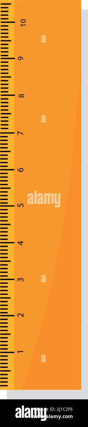 Isolated ruler supplies school vector illustration Stock Vector Image ...