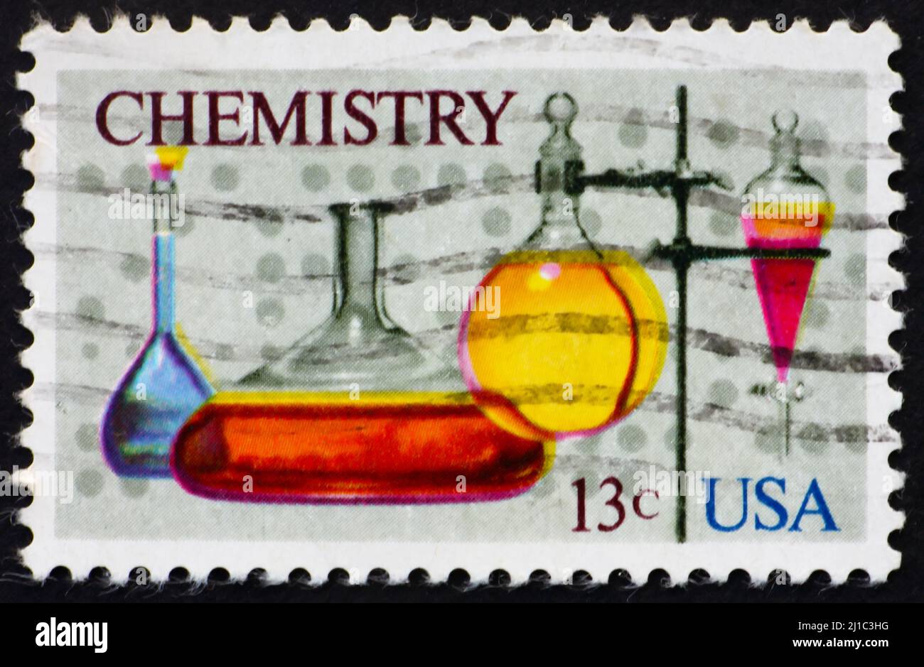 UNITED STATES OF AMERICA - CIRCA 1976: a stamp printed in the United ...