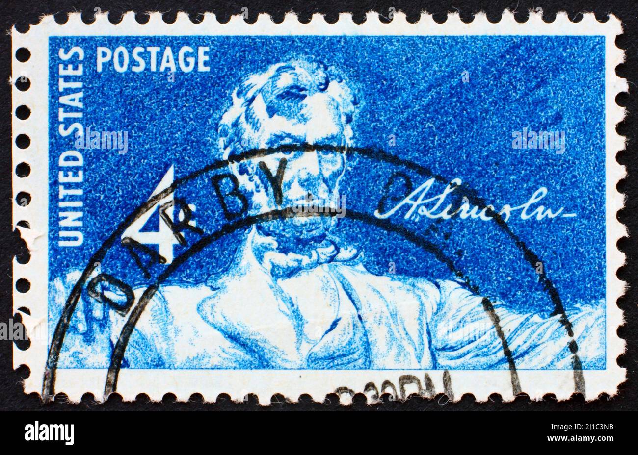 UNITED STATES OF AMERICA - CIRCA 1958: a stamp printed in the United ...